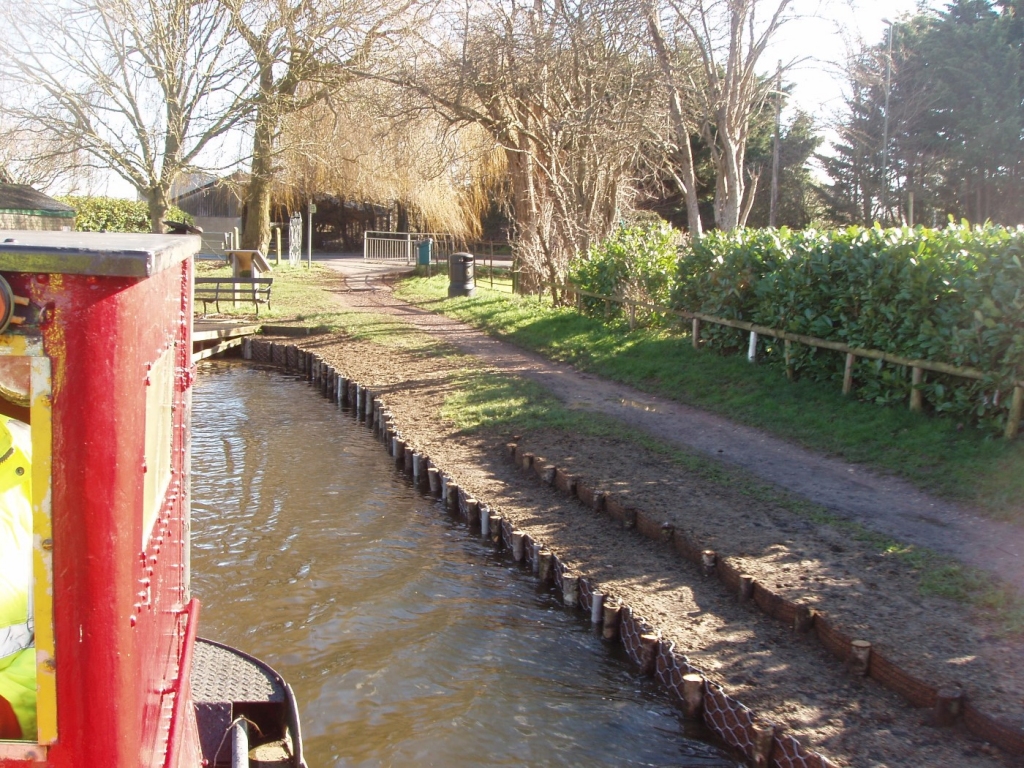 Canal bank restoration complete - Chichester Canal